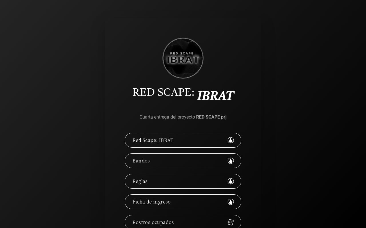RED SCAPE: IBRAT